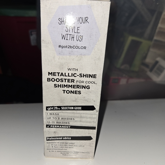 Schwarzkopf | Hair | Schwarzkopf Got2b Metallics Permanent Hair Color ...
